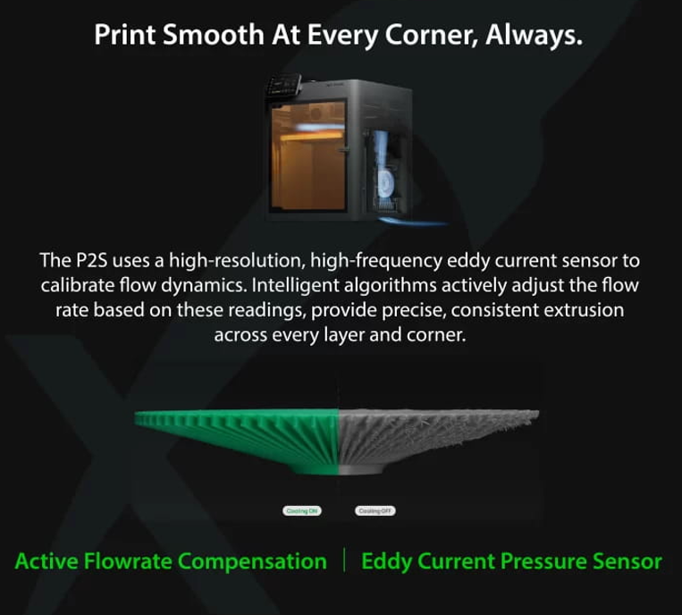 Bambu Lab P2S 3D Printer | 5-Inch Touch Screen | Auto Flow Dynamics ...