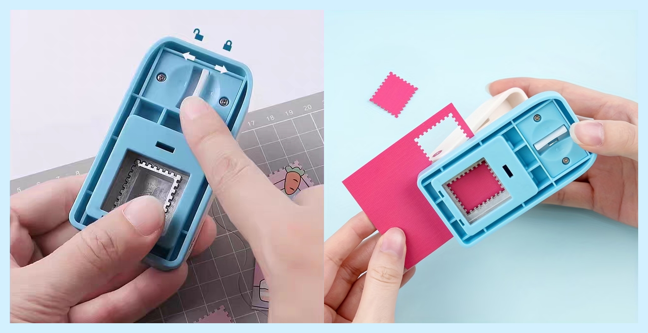 Creative Stamp Square Border DIY Craft Puncher Journal Decorative ...