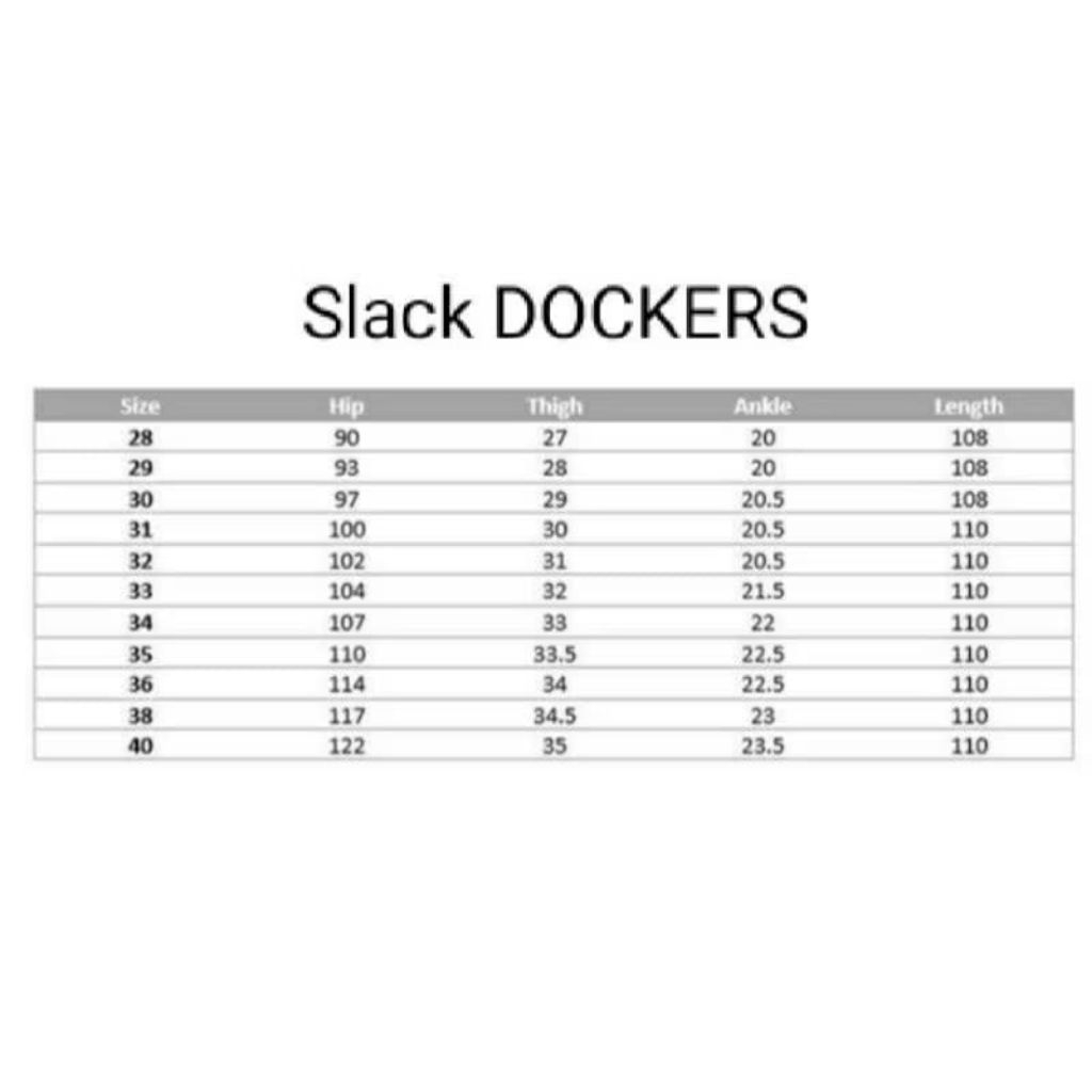 Dockers Straight Cut Seluar Slack Ready Stock Malaysia size 28 to 40 ...