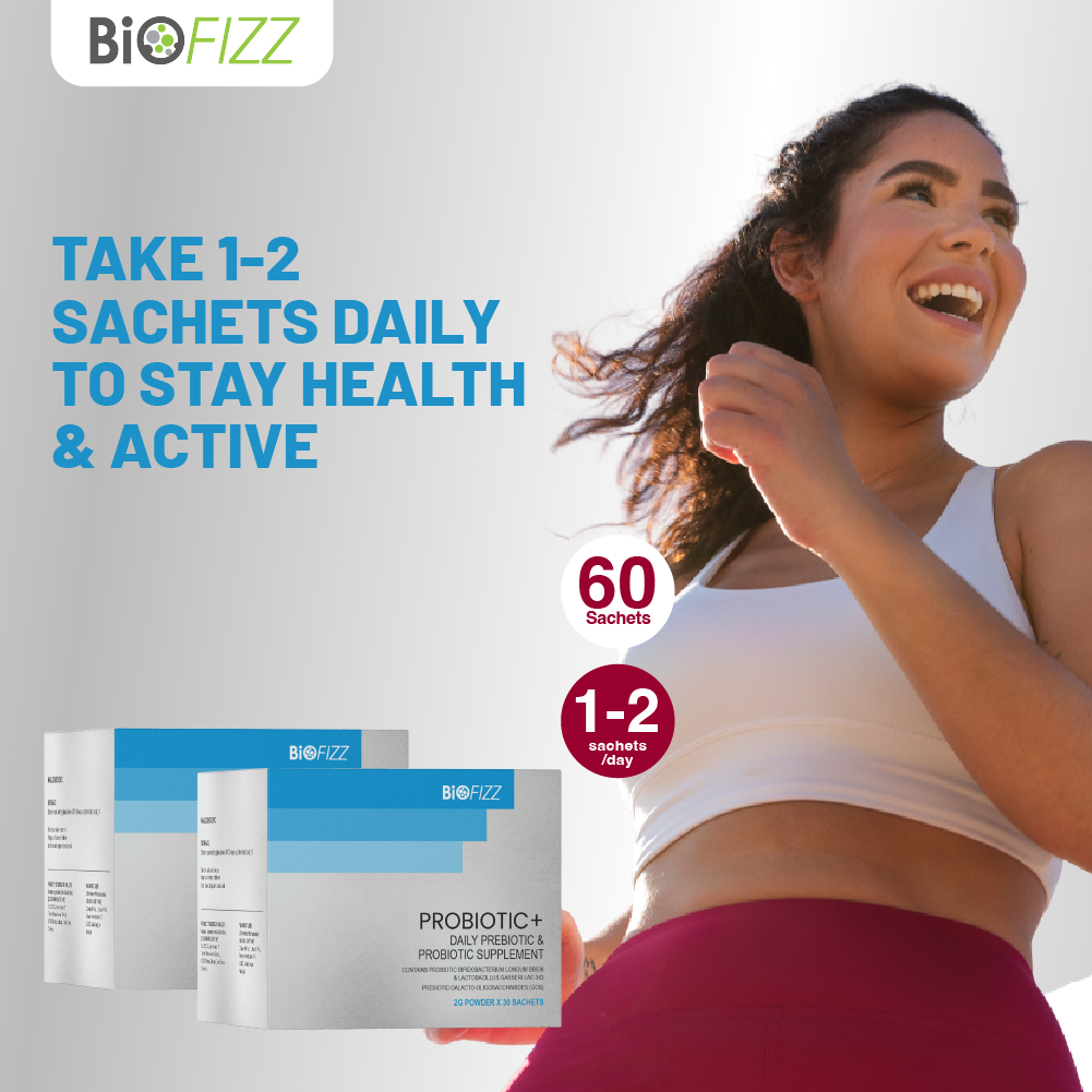 [Digestive Health] BIOFIZZ Halal Probiotic+ (Probiotic + Prebiotic ...