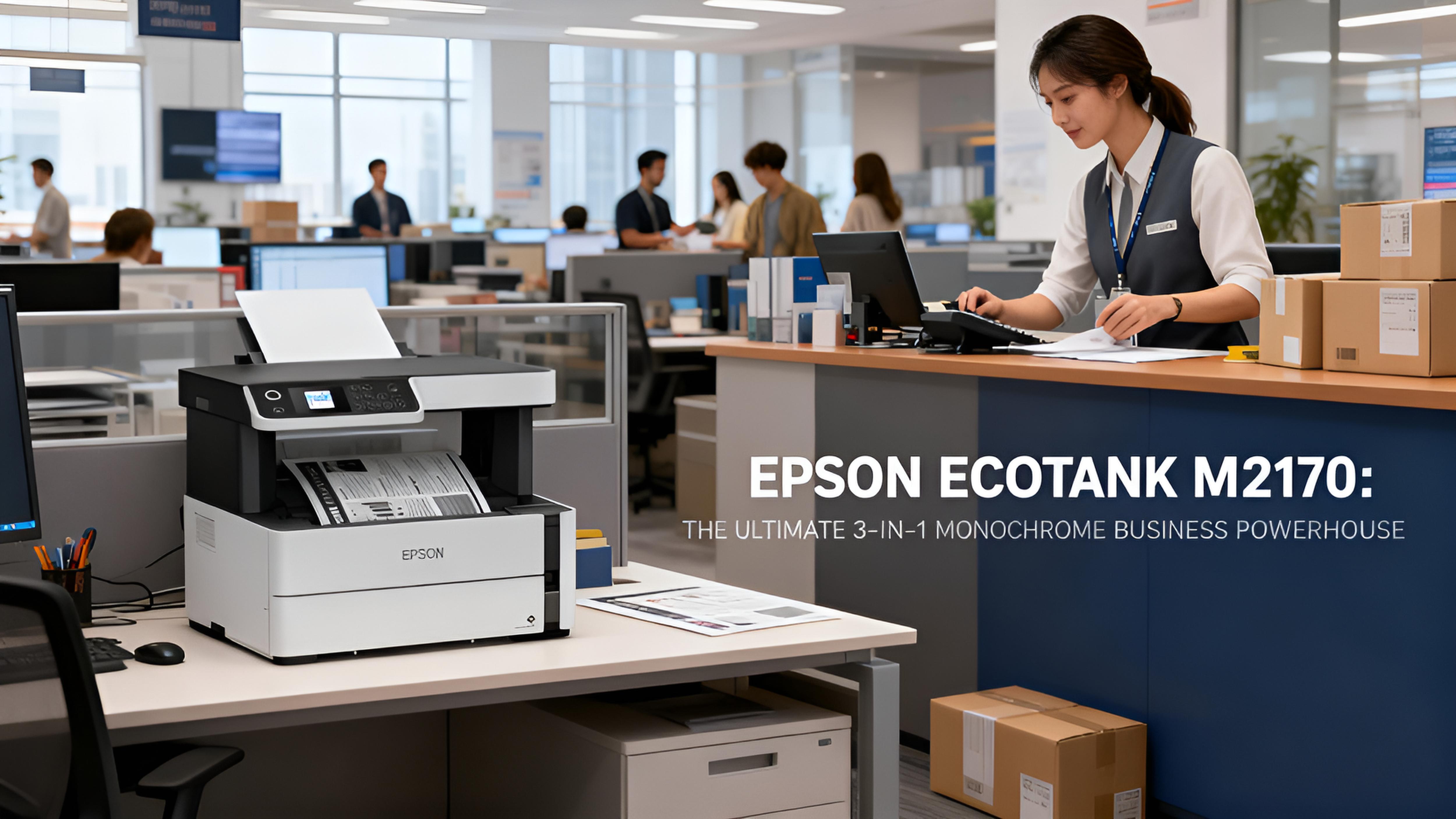 EPSON EcoTank Monochrome M2170 A4 Wi-Fi Duplex All-in-One Ink Tank ...