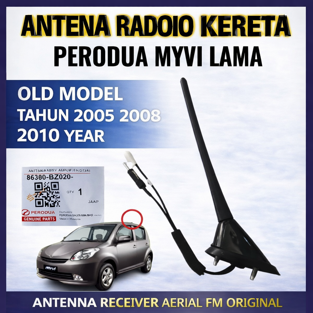 Antena Radio Kereta Perodua Myvi Lama Old Model Tahun 2005 2008 2010 ...