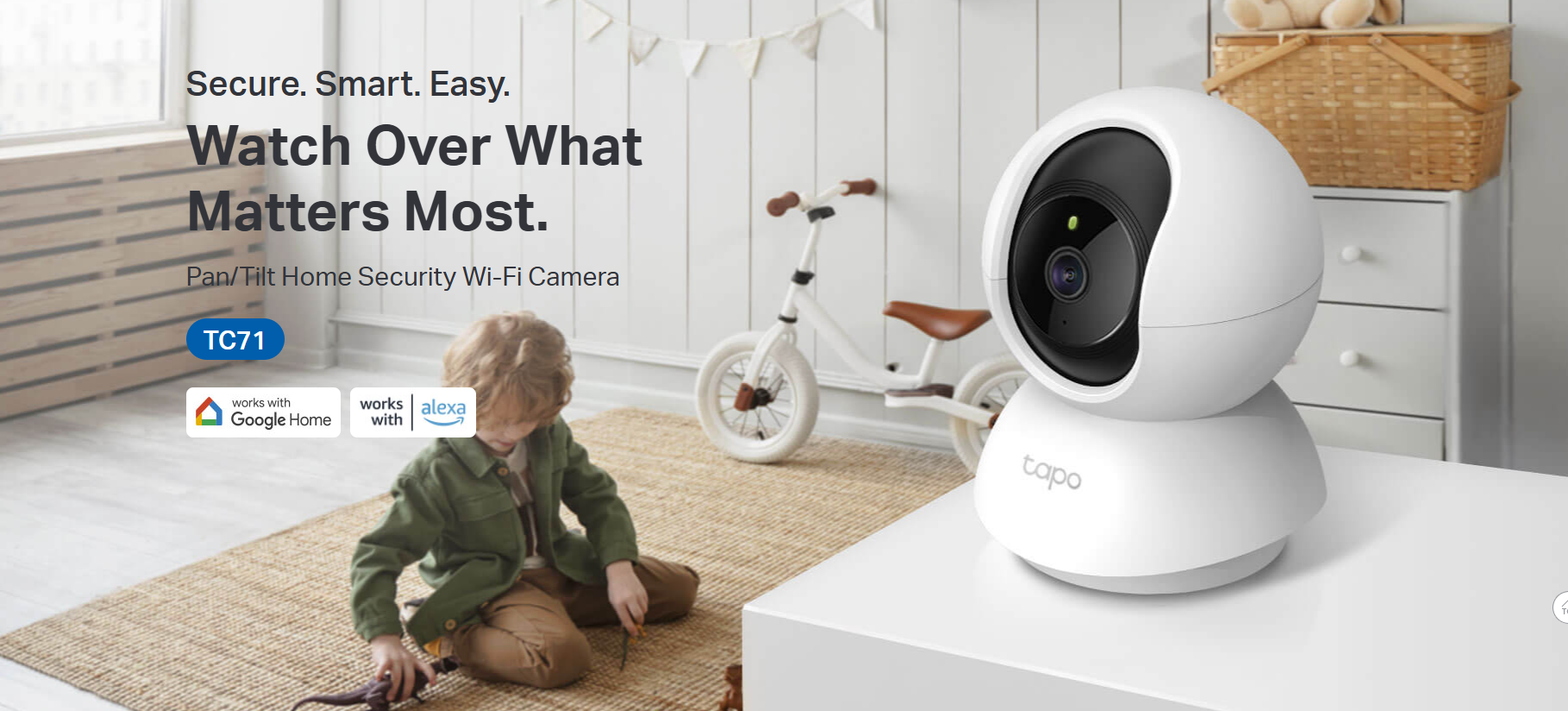 Tp-Link Tapo TC71 3MP Pan/Tilt Home Security Wi-Fi Camera | Shopee Malaysia