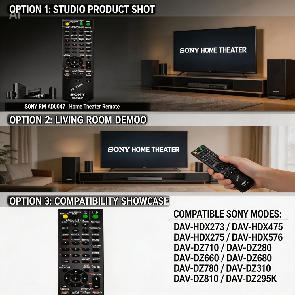 Sony RM-ADU047 DVD Home Theater AV System OEM Replacemet Sony Remote ...