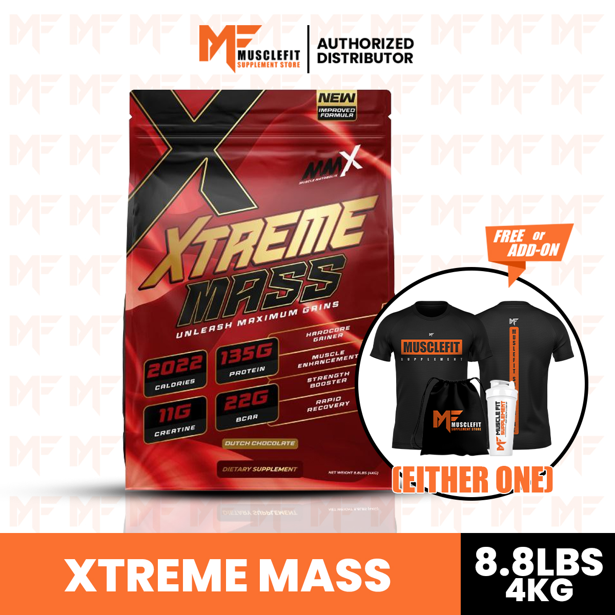 MMX Extreme Mass Gainer 8.8 lbs / 4 kg - Makanan Tambahan Penambah ...