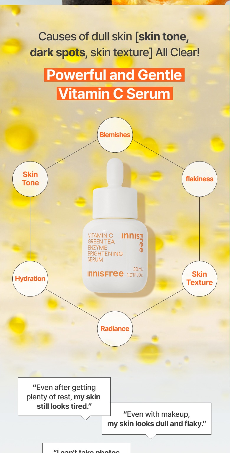 Toy Story x Innisfree Vitamin C Green Tea Enzyme Brightening Serum 30ml ...