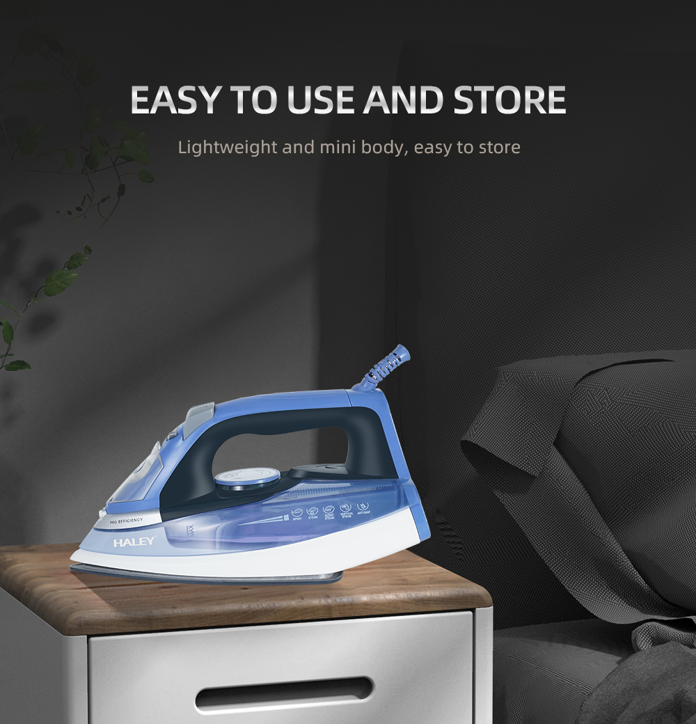 HALEY Ultra Resistant Ceramic Coating Steam Iron HY-2029 | Shopee Malaysia