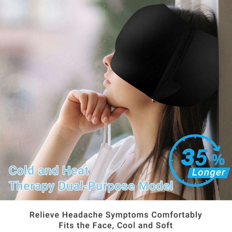 【In Stock】Migraine Headache Relief Cap Hot & Cold Therapy Hat Migraine ...
