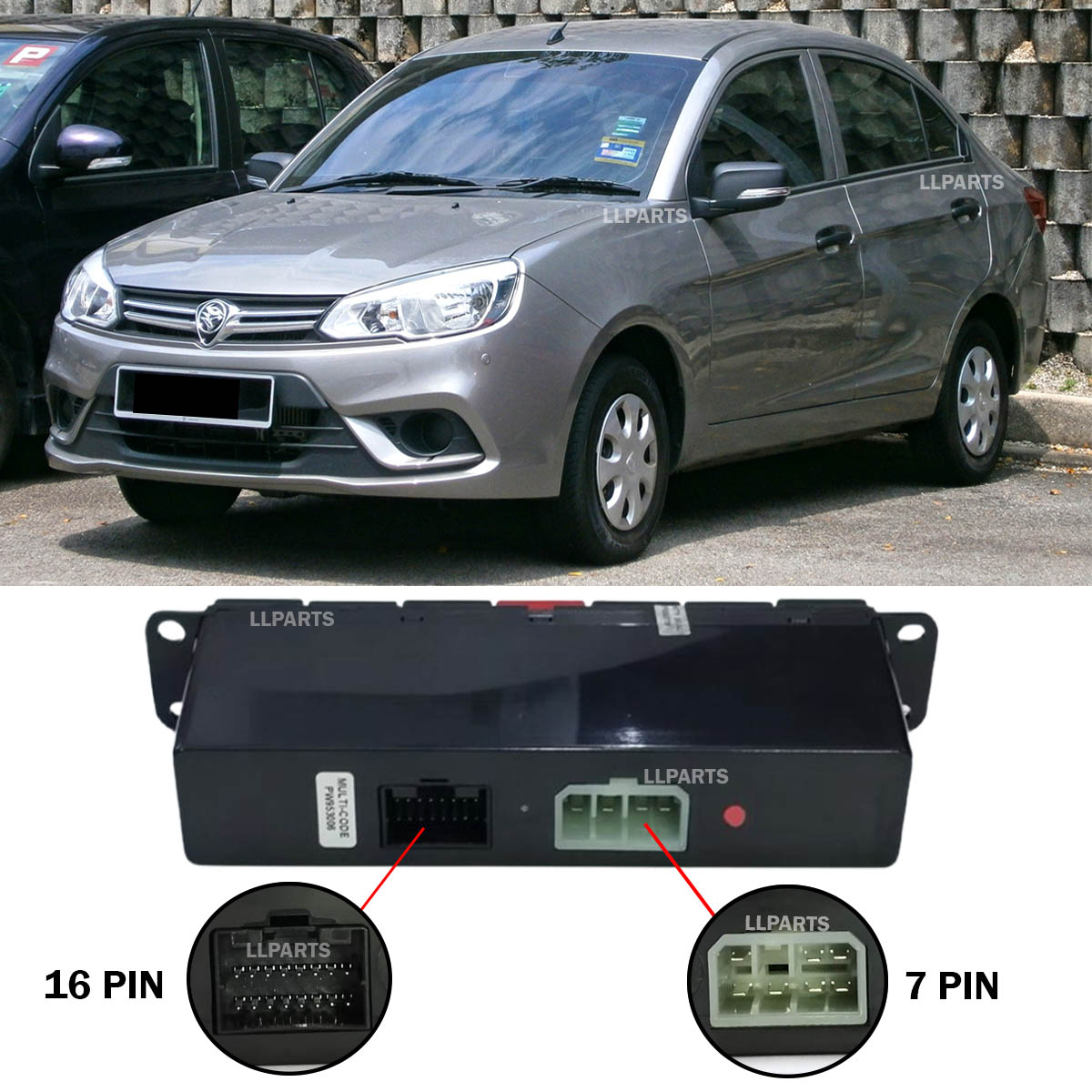 Original Proton New Saga VVT 2016 Low Spec 5 Button Center Switch ...