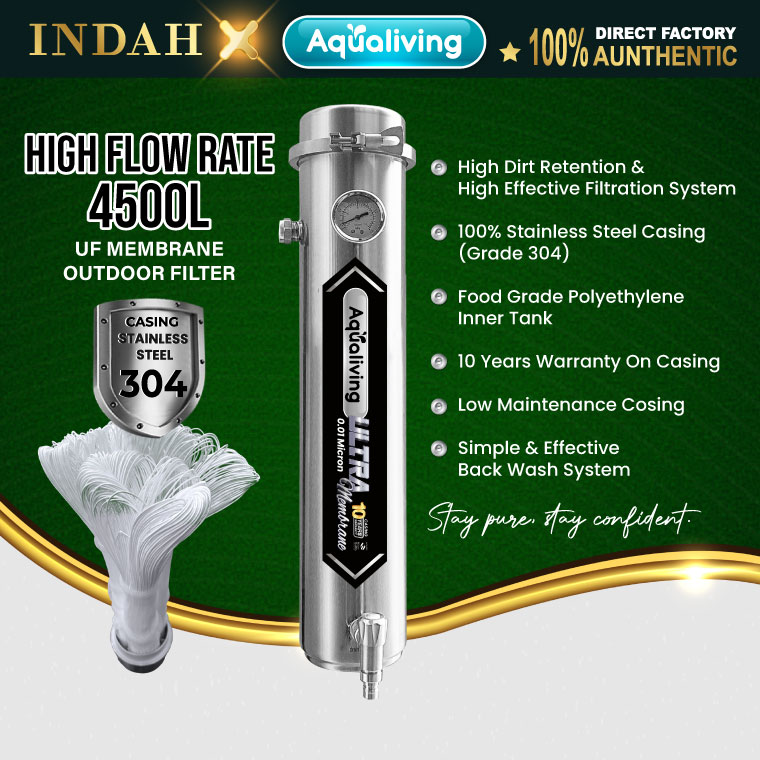 Aqualiving UF Membrane POE Filter PVDF Membrane Water Filter (4500 l/hr ...