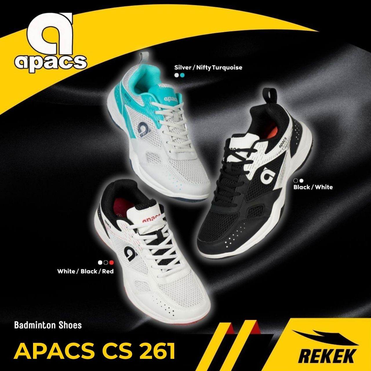 APACS Badminton Shoes CS 261 Adult & Junior Original | Kasut Badminton ...