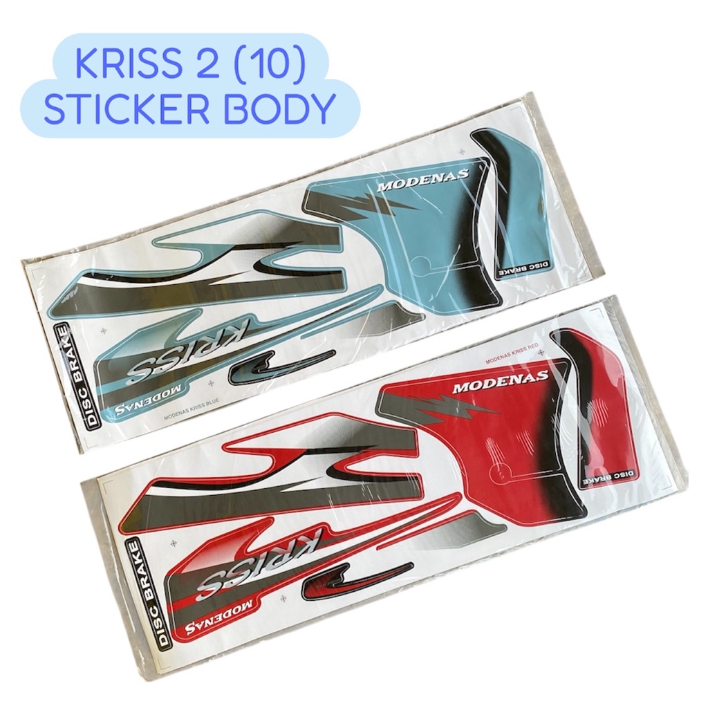 KRISS 2 (10) STICKER BODY STRIPE BODY BODY STICKER BODY STRIPE | Shopee ...