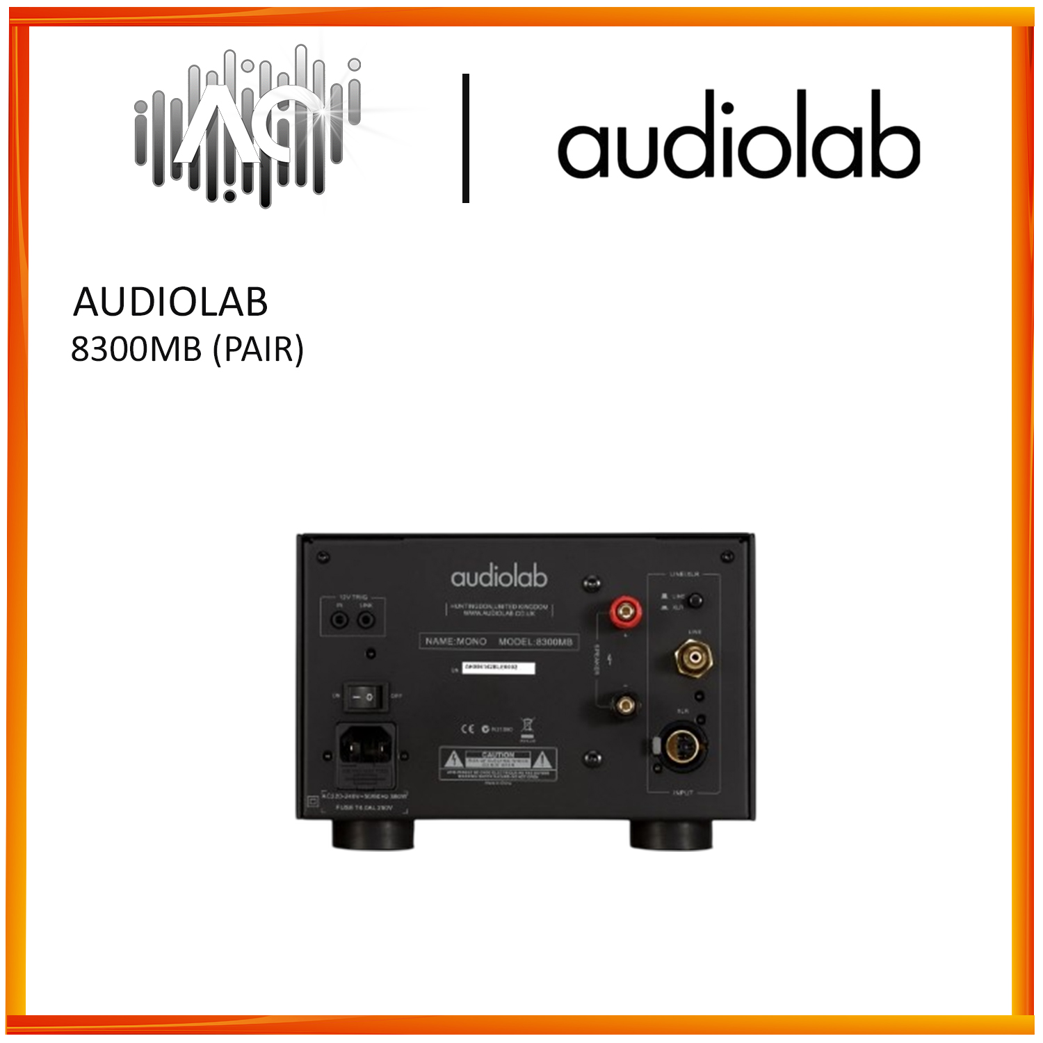 Audiolab 8300MB Power Amplifier (Pair) | Shopee Malaysia