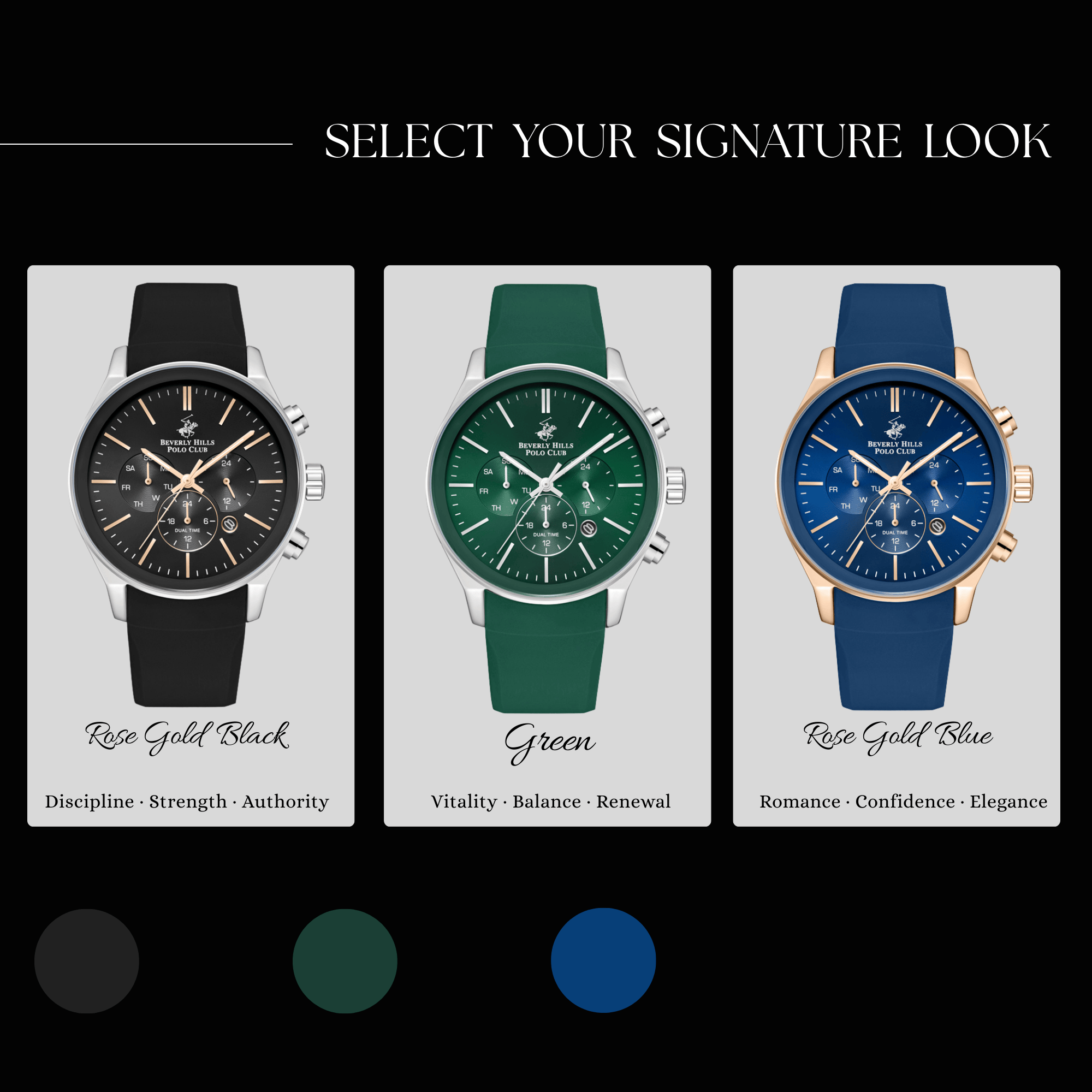 [ONLY TODAY B1F1!]Beverly Hills Polo Club BHPC Jam Tangan Lelaki Men's ...