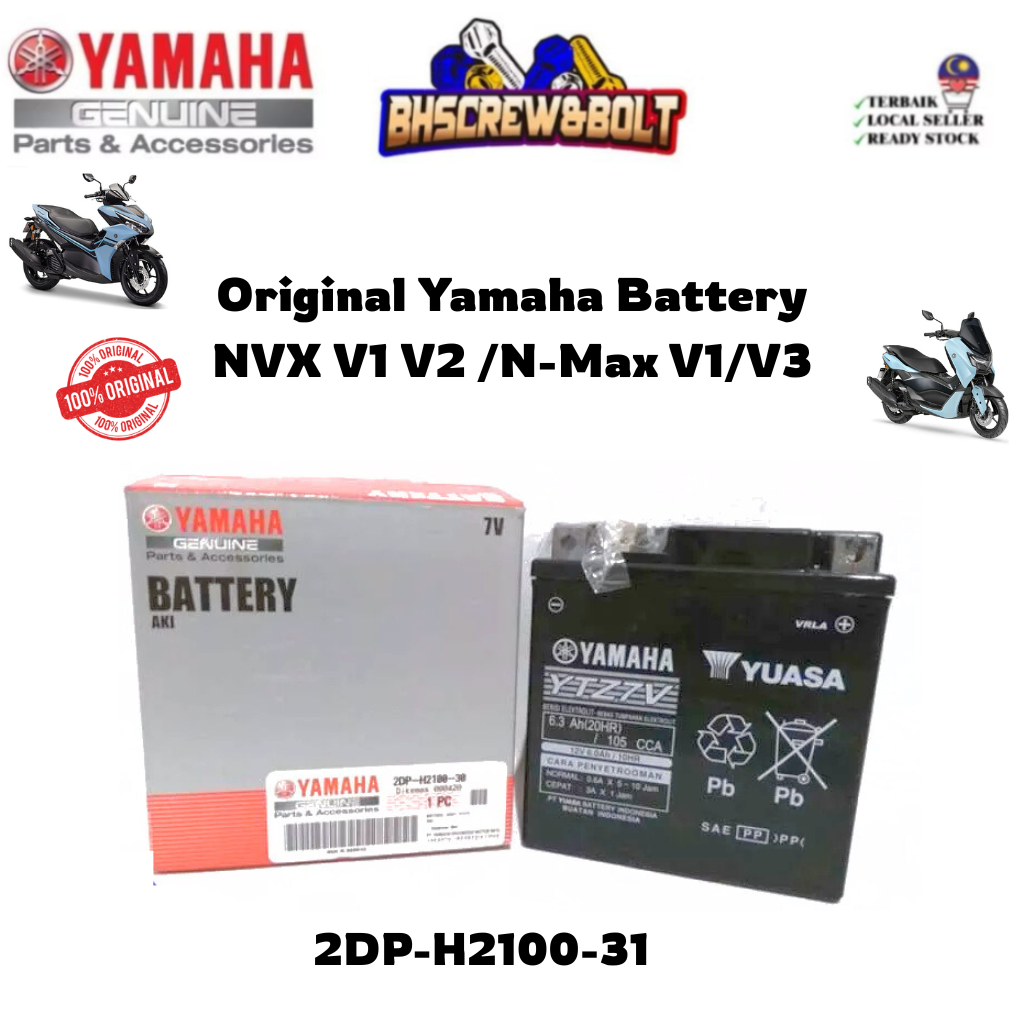 100% Original Yamaha Xmax Battery GTZ8V /1WD-H2100-40/ NVX Battery ...