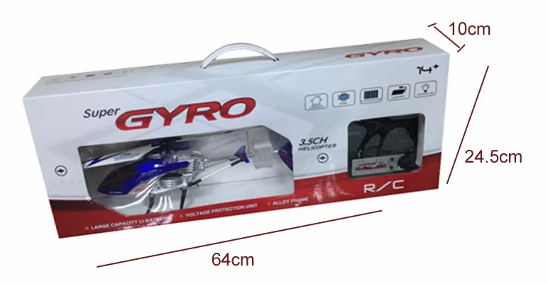 Super B505 GYRO 3.5 Channel RC Helicopter with Remote Control, LED ...