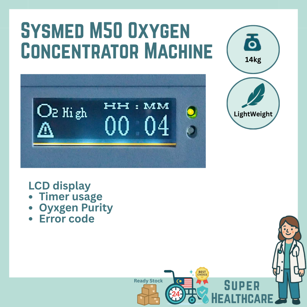 [Sysmed] M50 Oxygen Concentrator Machine (NON RETURNABLE & REFUNDABLE ...