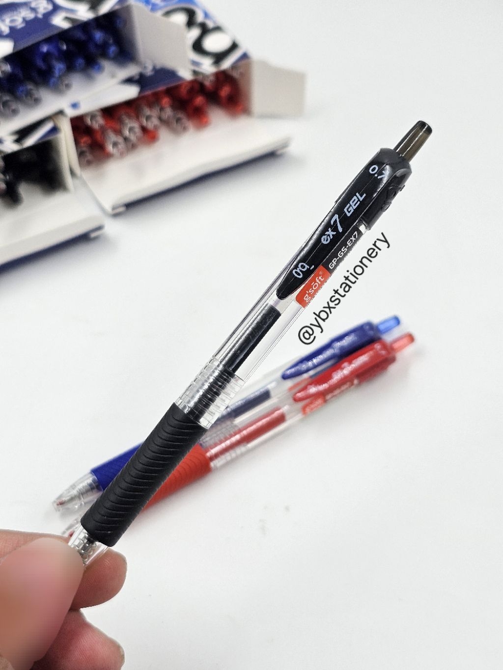 g'soft Gsoft EX7 Retractable Gel Pen Extra-Volumn Gel Ink 0.7mm 20pcs ...