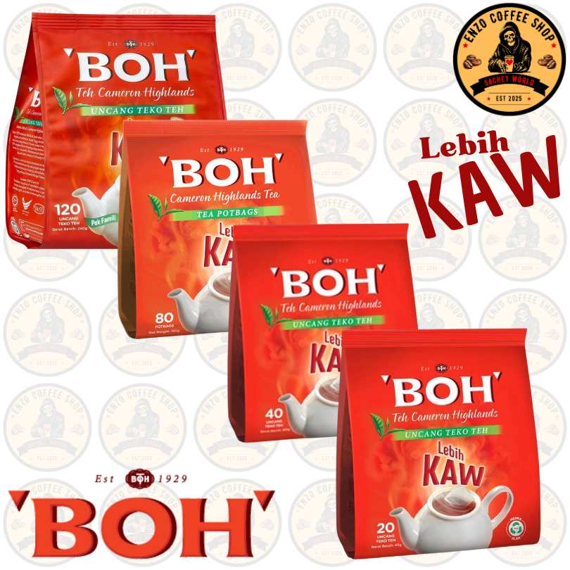 Boh Tea Cameron Highland - Black Tea, Ekstra Kaw, Jumbo, Teko Teh ...