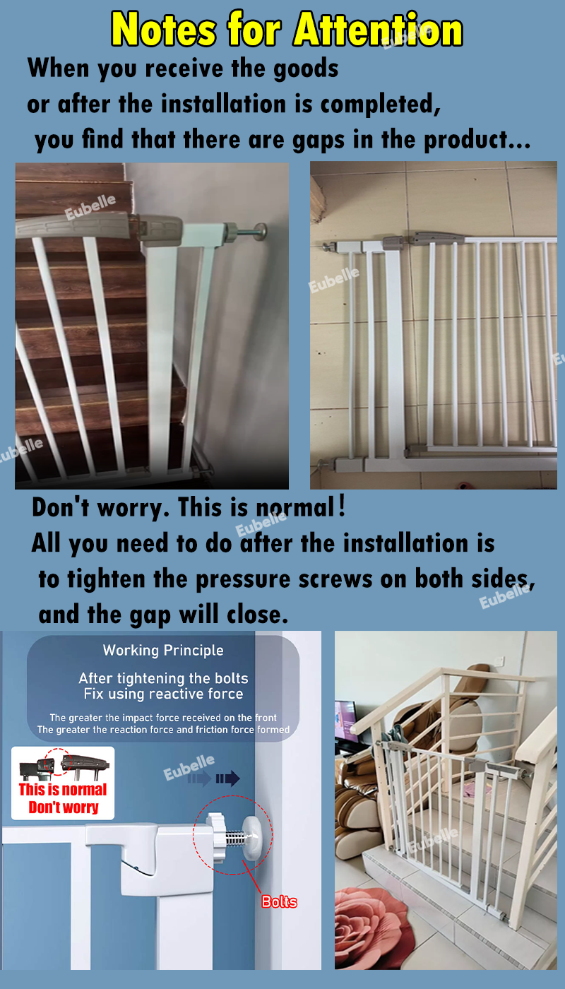 [Warranty] 75-350CM Pagar baby Safety Baby Fence Pagar Baby Gate ...