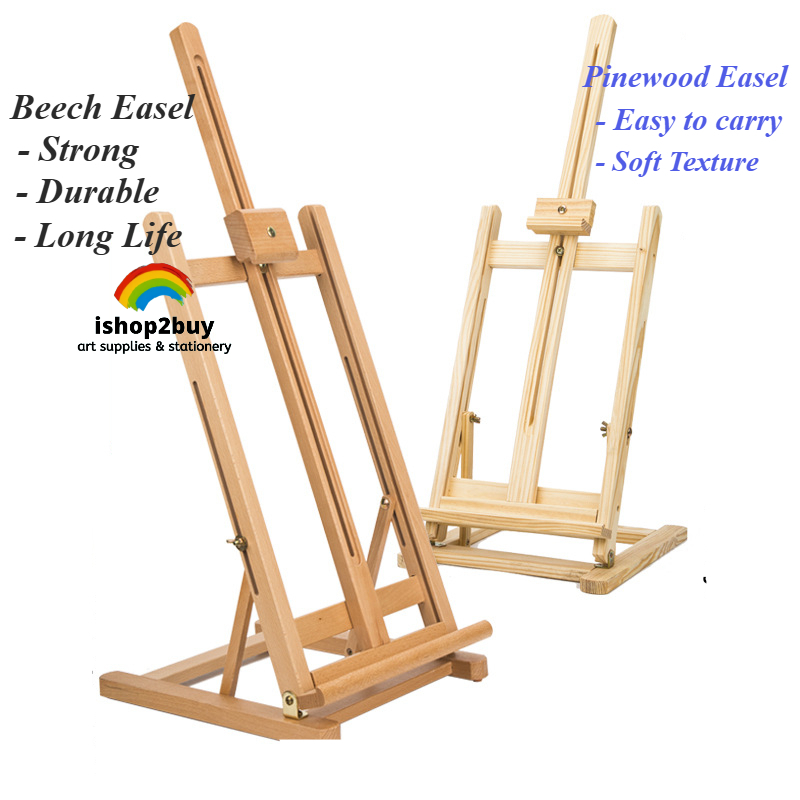 High Quality Beech Wood Tabletop Easel Adjustable Easel Wooden Painting ...