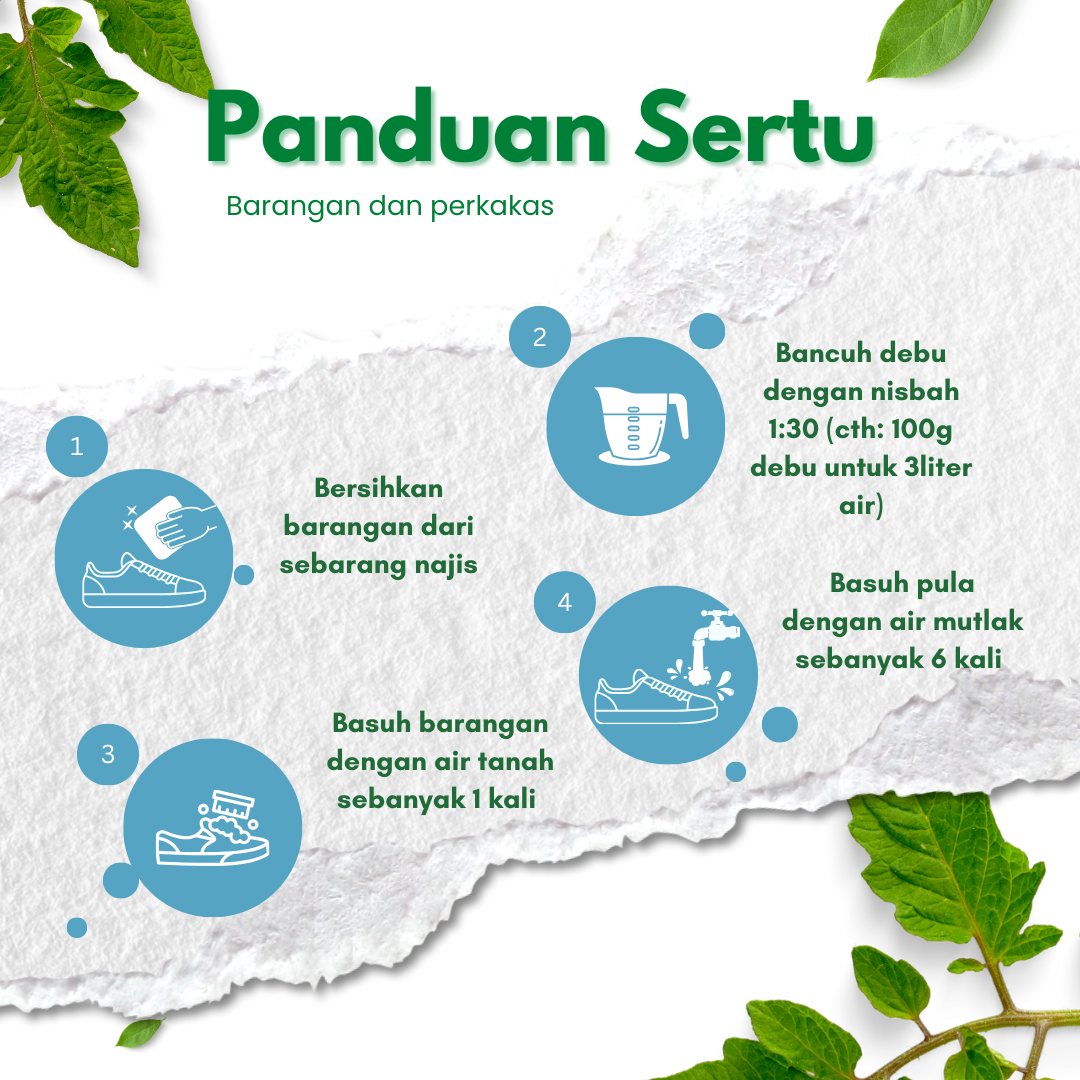 MYPAPILLON Samak Sertu Anjing, Rumah & Tayammum Powder Debu Tanah Liat ...