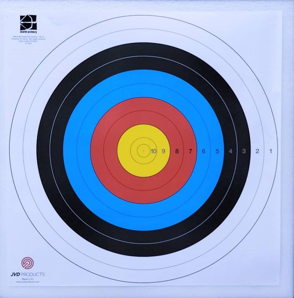 JVD FITA ARCHERY TARGET FACE 80CM (KERTAS TARGET SAHAJA) - MINIMUM 3 ...