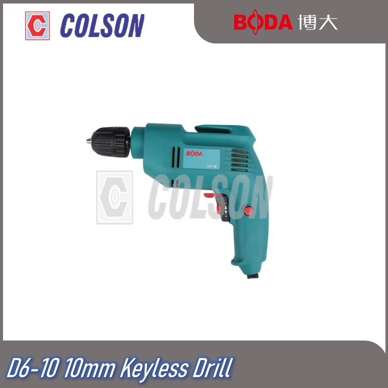 COLSON BODA 10mm Keyless Drill D6-10 Electric Drill | Shopee Malaysia