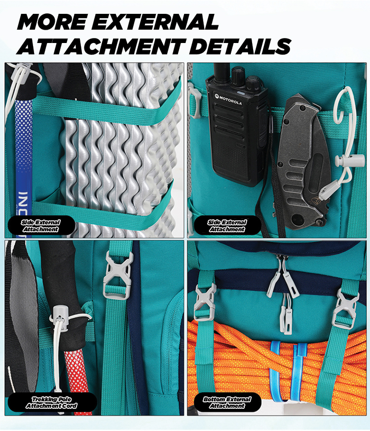 Case Valker DYNA 70L Hiking Bag Nylon Backpack with Rain Cover | Shopee ...