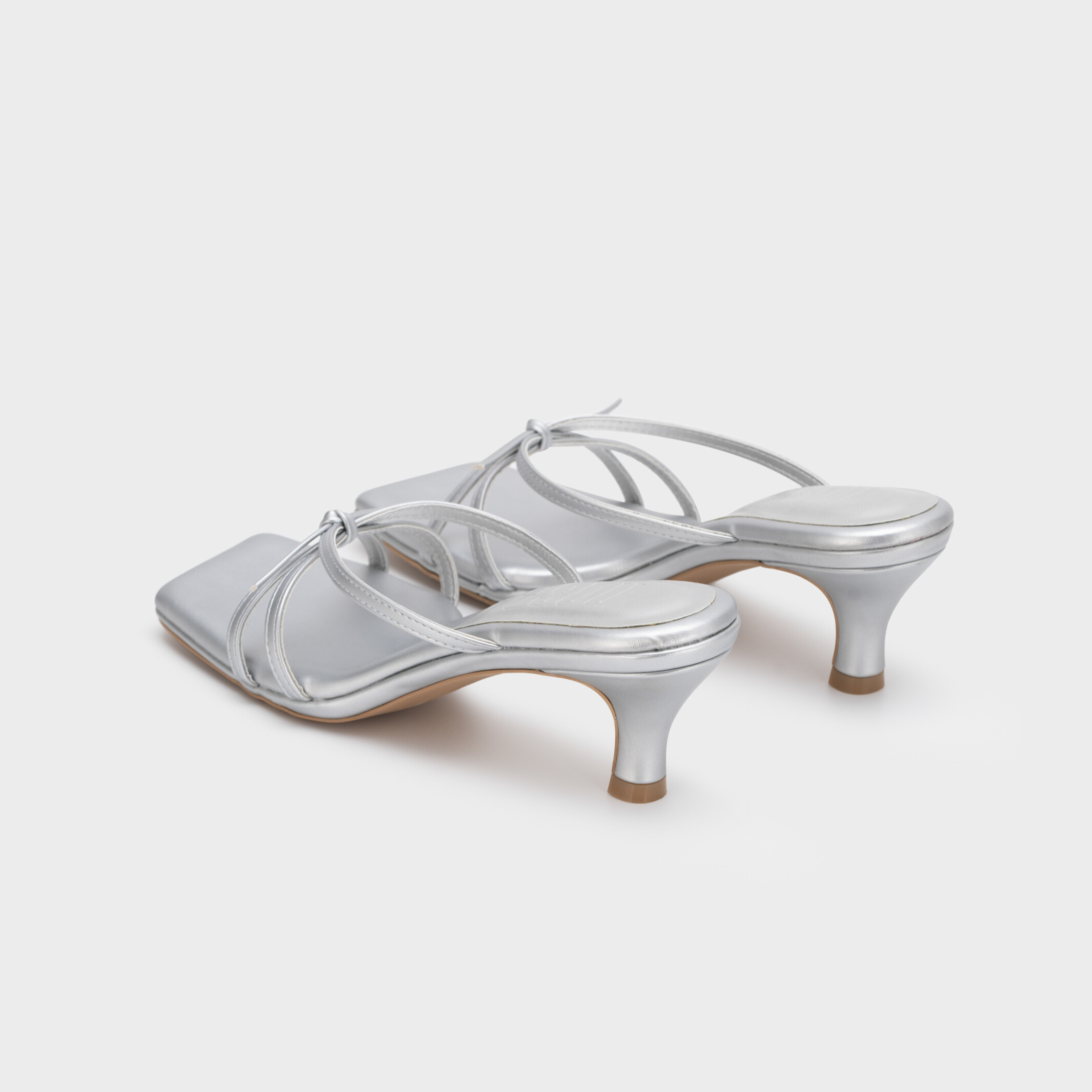 Nose Cloud 9 CloudFoam Strappy Mid Heel Slide Sandal Tumit Sederhana ...