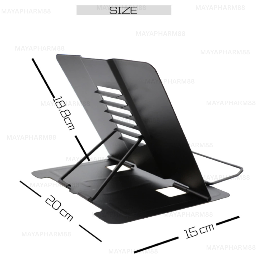 Metal Book Stand Muslim Islam AI-Quran Reading Folding Rack Pendirian ...