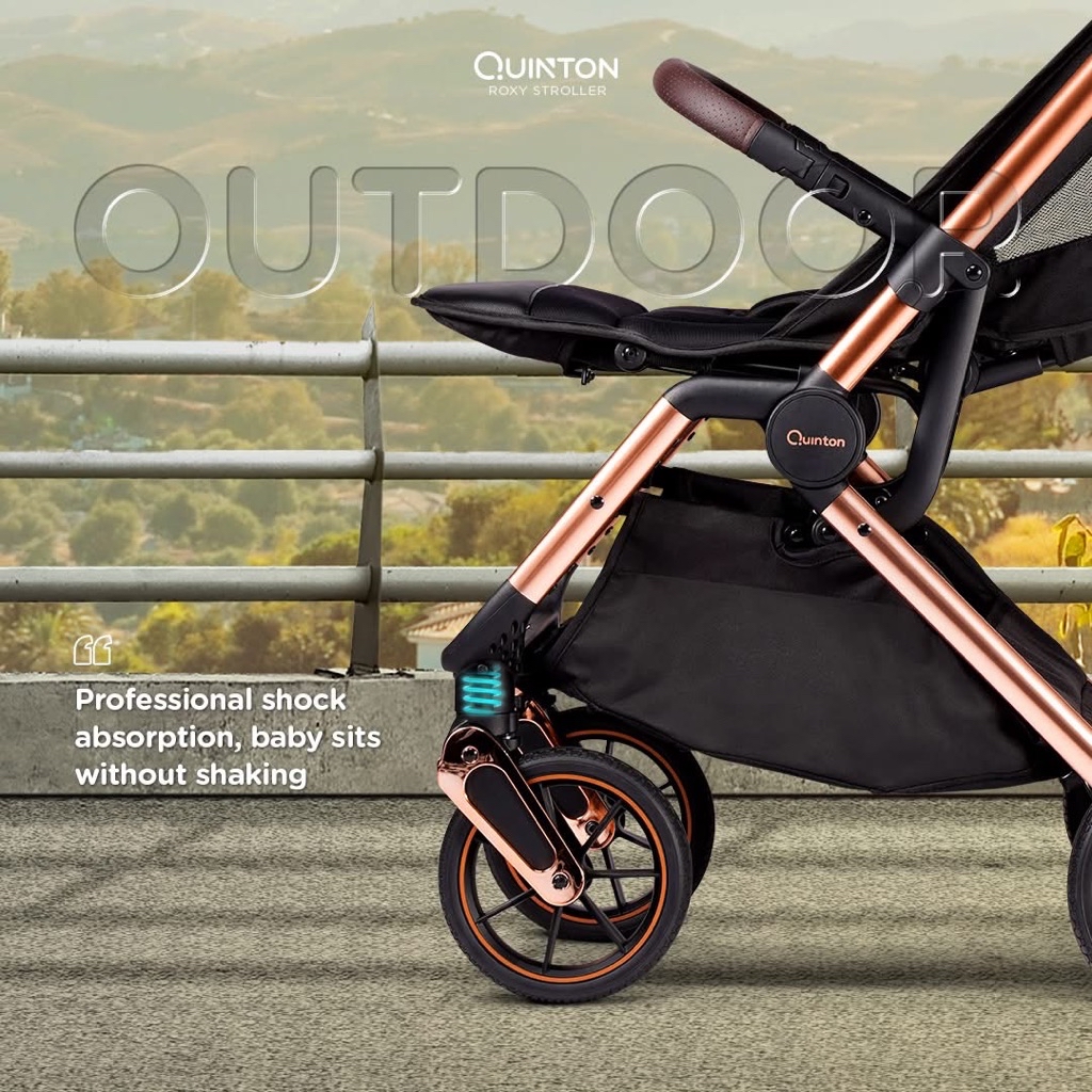 (FREE SHIPPING) Quinton Roxy Auto Fold Compact / Cabin Size Stroller ...