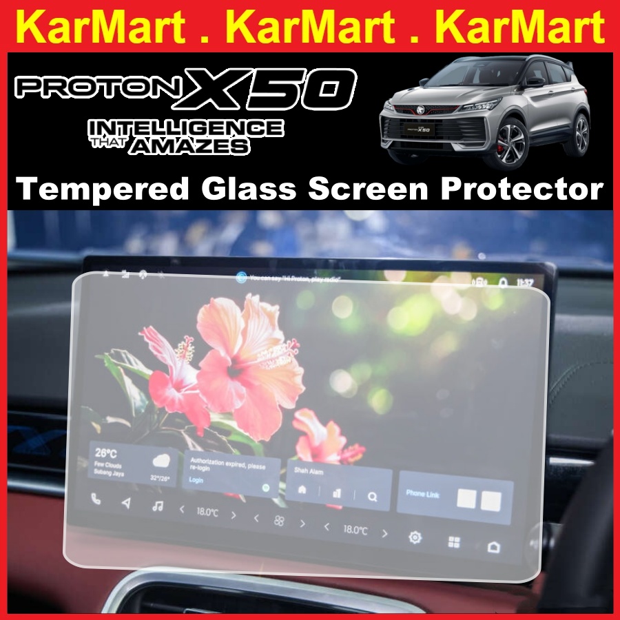 NEW Proton X50 Facelift 2025 2026 Screen Protector Navigation Meter ...