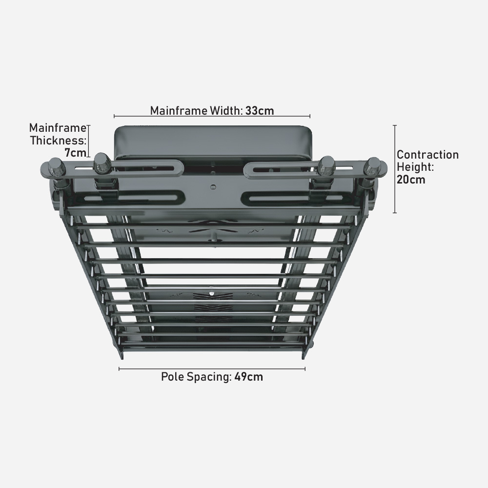 ExVix Electric Clothes Hanger + voice control | Electric clothes drying ...