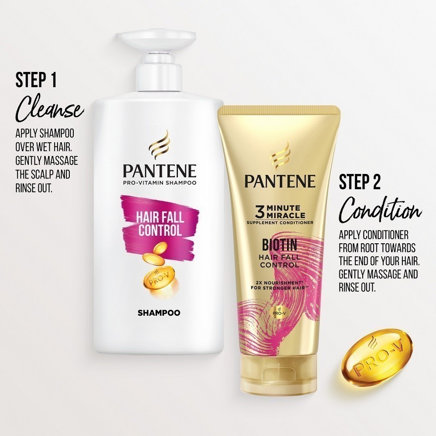 Pantene Shampoo 480ml / 680ml Hair Fall Control, Smooth & Silky, Total ...