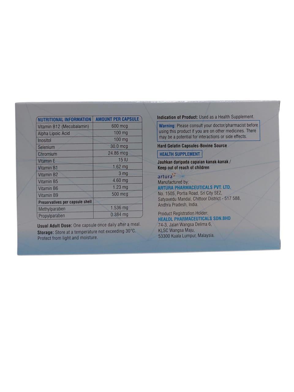 NUVENTA 30S/BOX (NERVE SUPLLEMENT) (HEALTH WELL BEING) | Shopee Malaysia