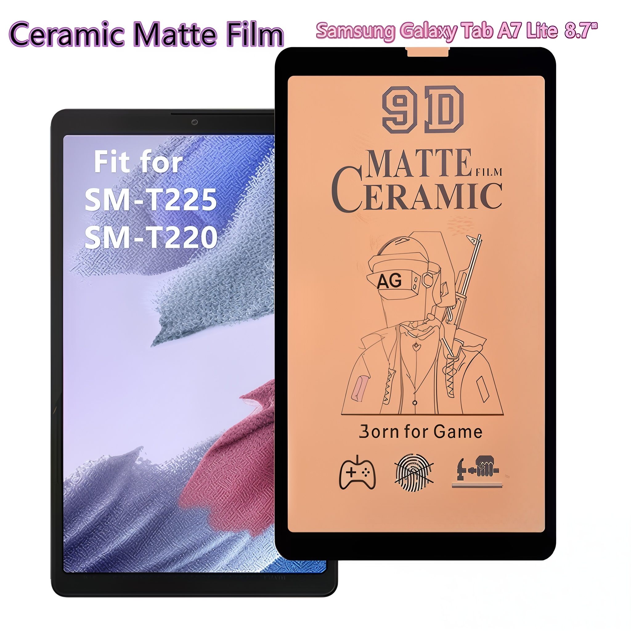 Samsung Galaxy Tab A7 lite T225 A9 A11 8.7 X115 Matte Ceramic Matte ...