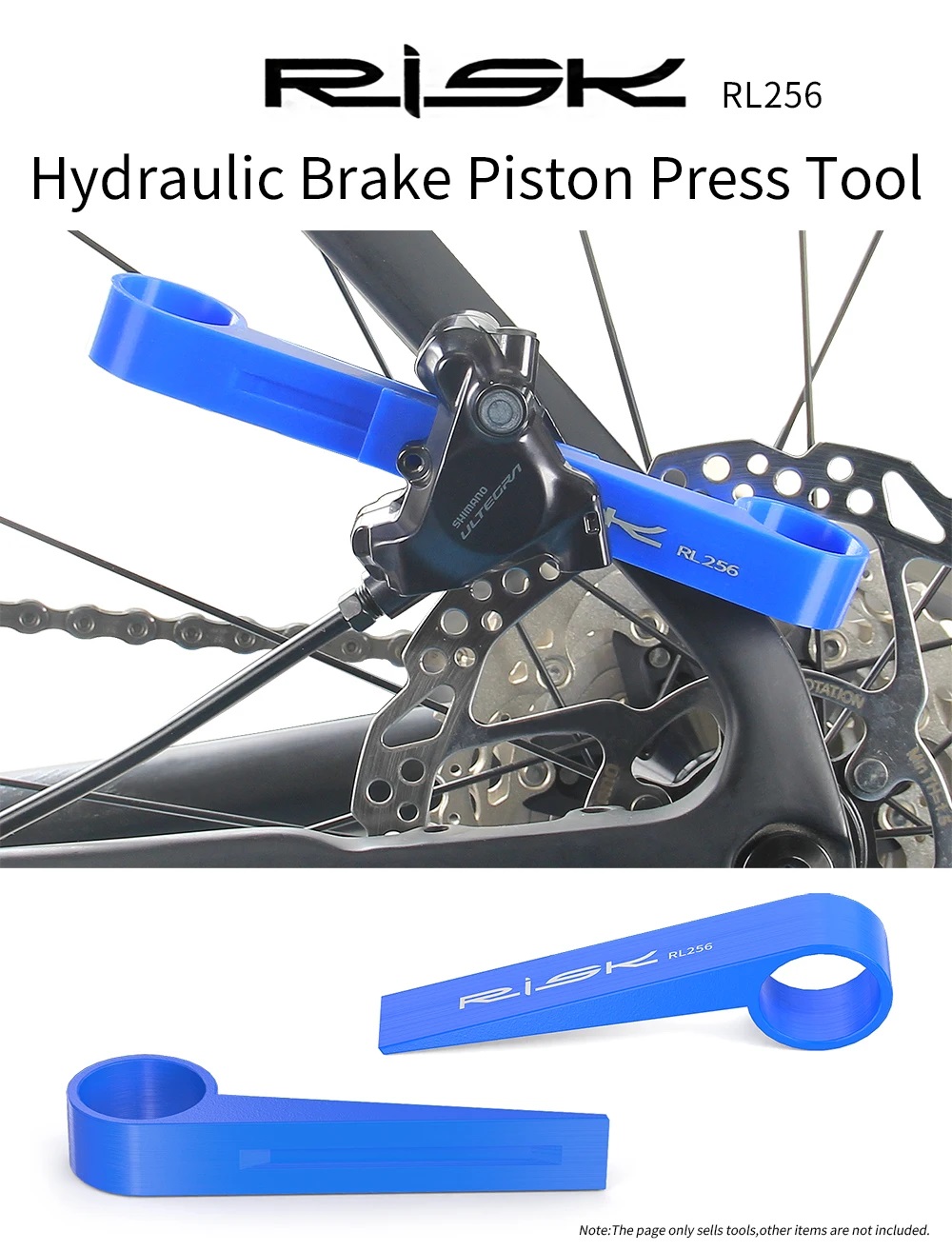 RISK 1pair Bicycle Hydraulic Disc Brake Piston Reset Tools 3D Printed ...