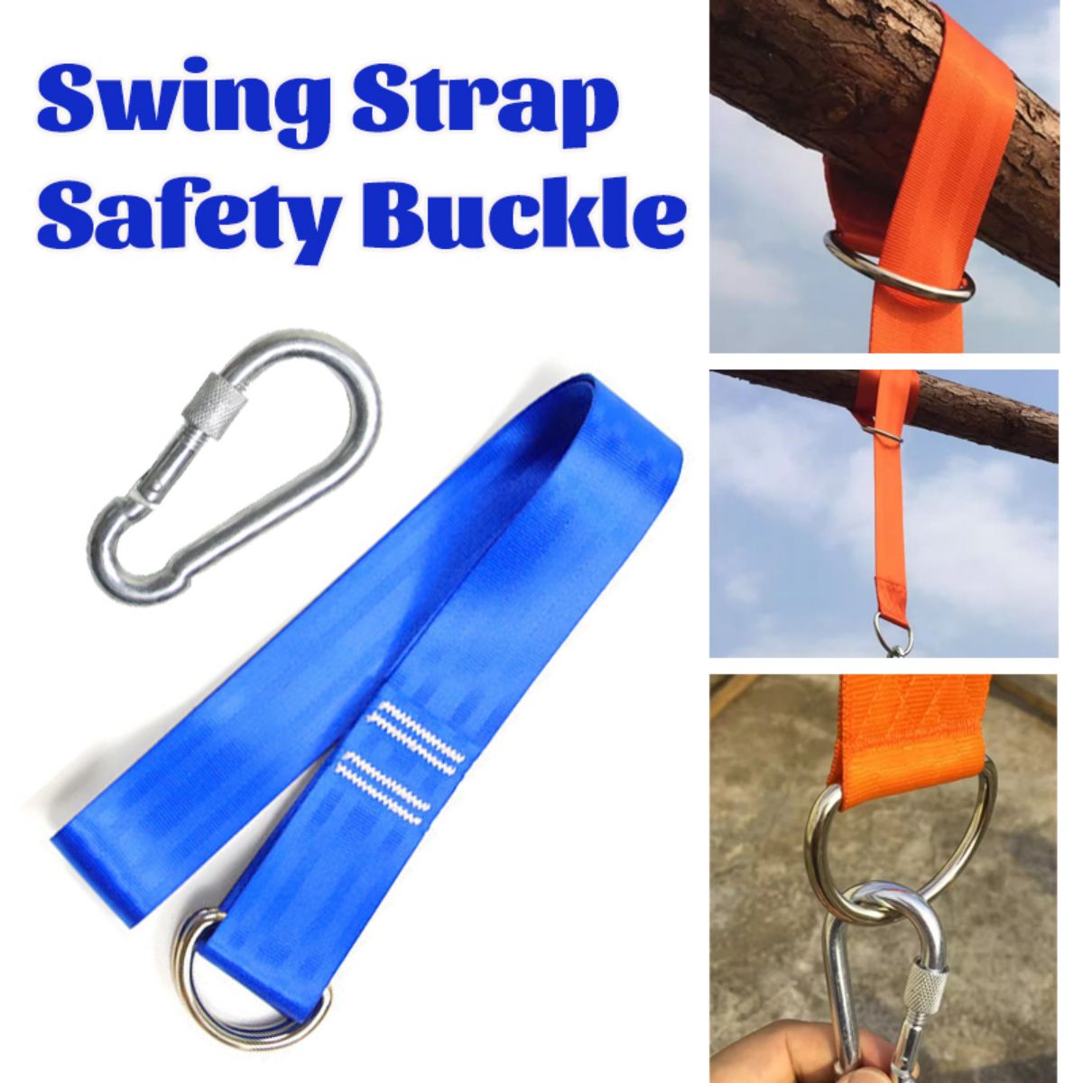 60cm Extender Rope Tree Straps Swing Connecting Belts Tree Hanging ...