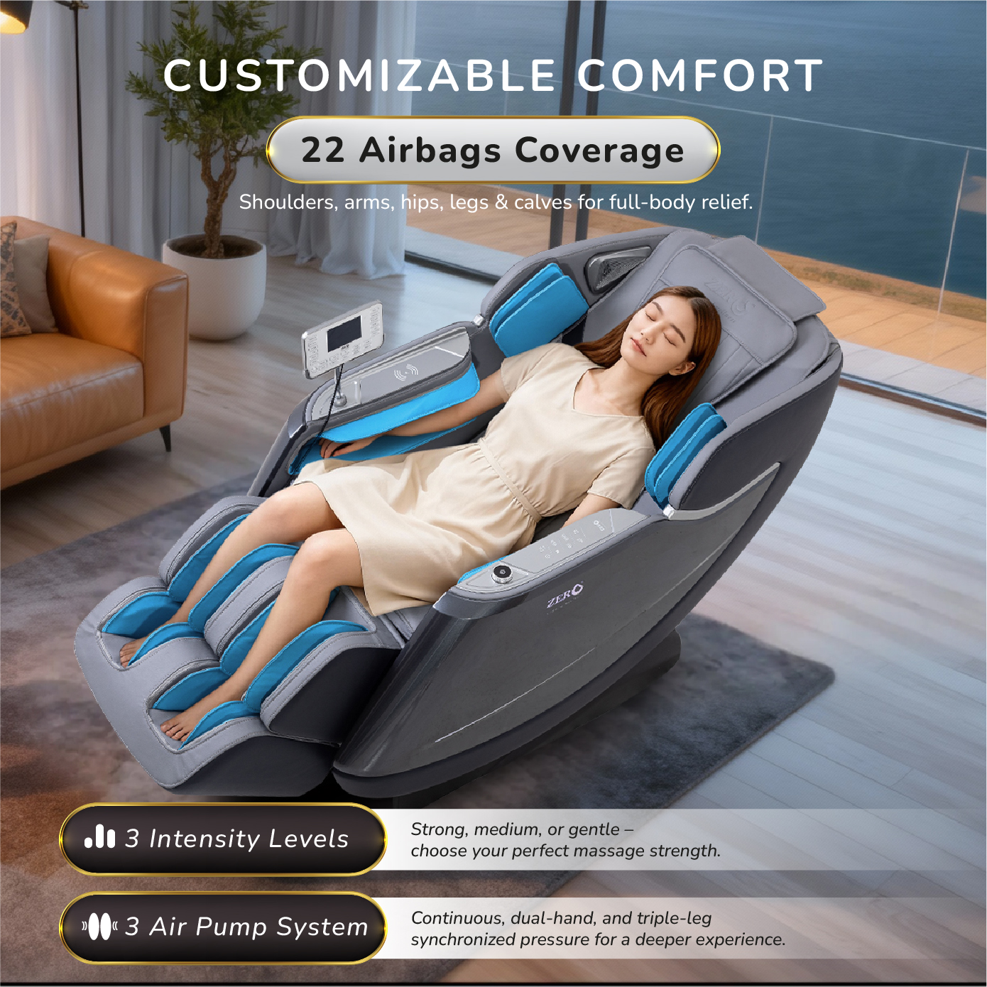 [NEW MODEL] Zero Healthcare Ranger 7 Massage Chair Ai Intelligent Body ...