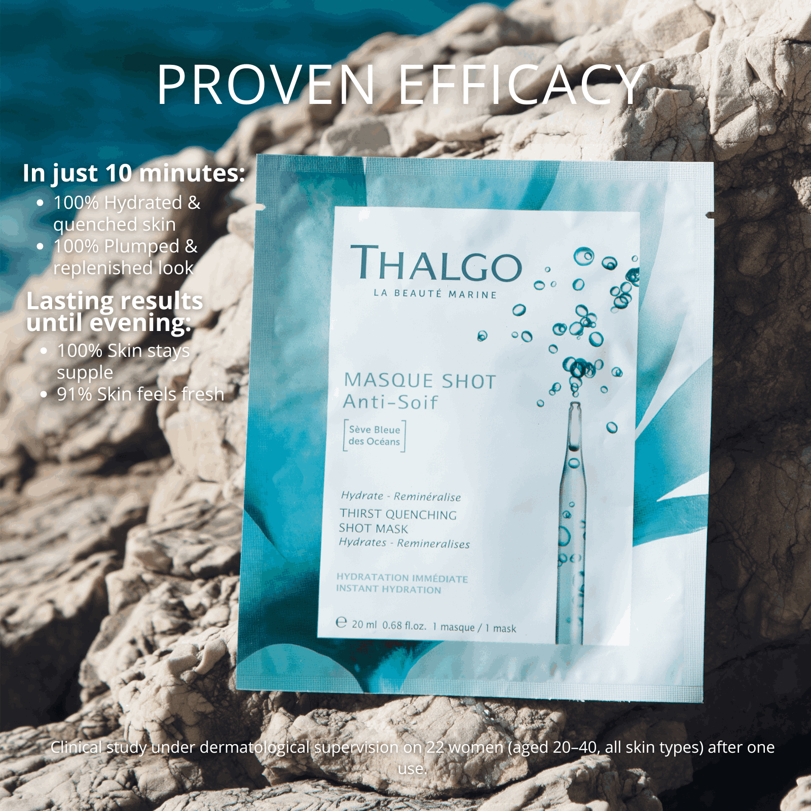 Thalgo Facial Mask Thirst Quenching 20ml | Intense Hydration & Plump ...