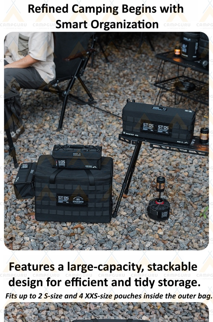 ShineTrip 05 Series Tactical Magic Storage Box Compact Camping Tool ...