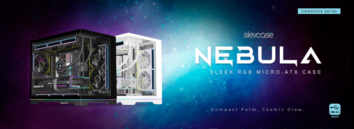 Slevcase Nebula Micro ATX Casing | Shopee Malaysia