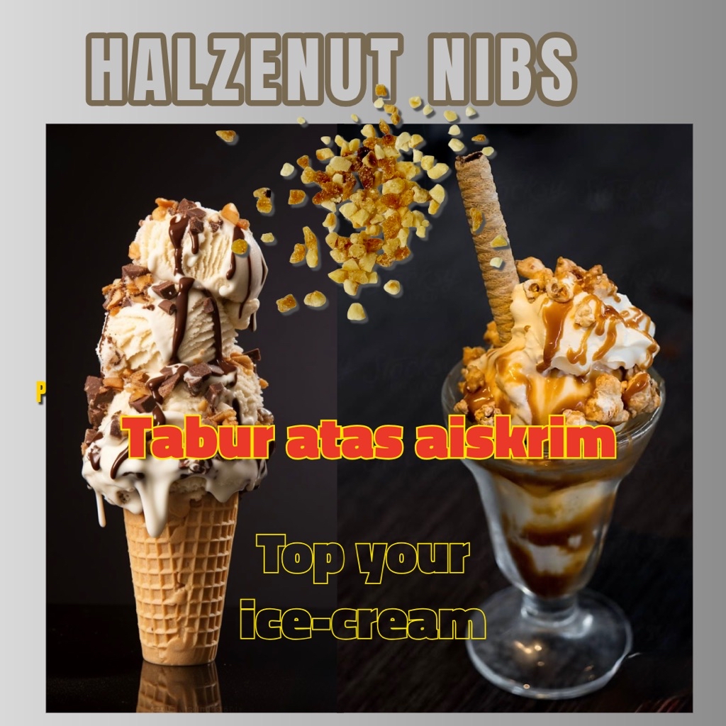 Premium Halzenut Nibs 香脆榛子碎 Kacang Hazelnut Premium 10kg/20kg | Shopee ...