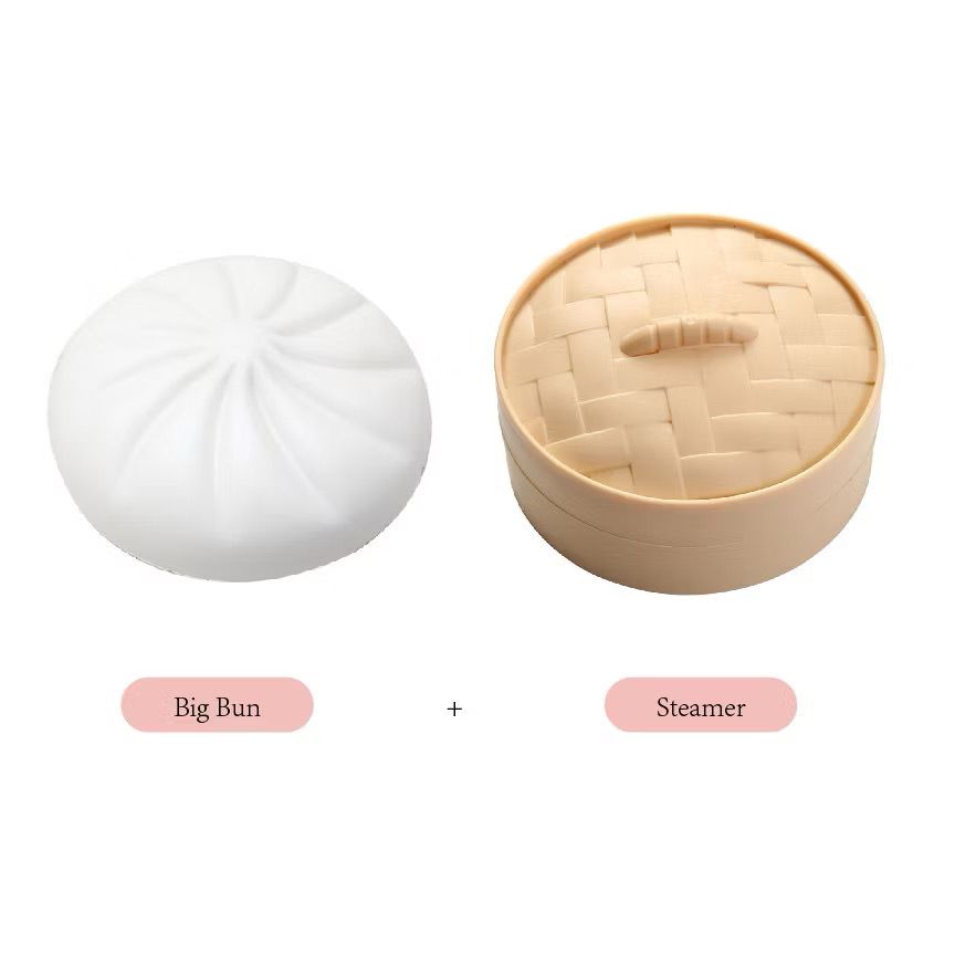 Simulation Steam BIG Bun Pau Stress Relief Squishy Toy Squeeze Toys ...