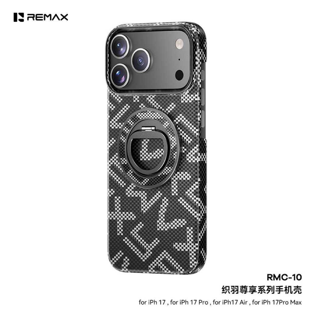 Remax RMC-10 Grid Aesthetic Art Premium PC Case for iPh 17, iPh 17 Pro ...