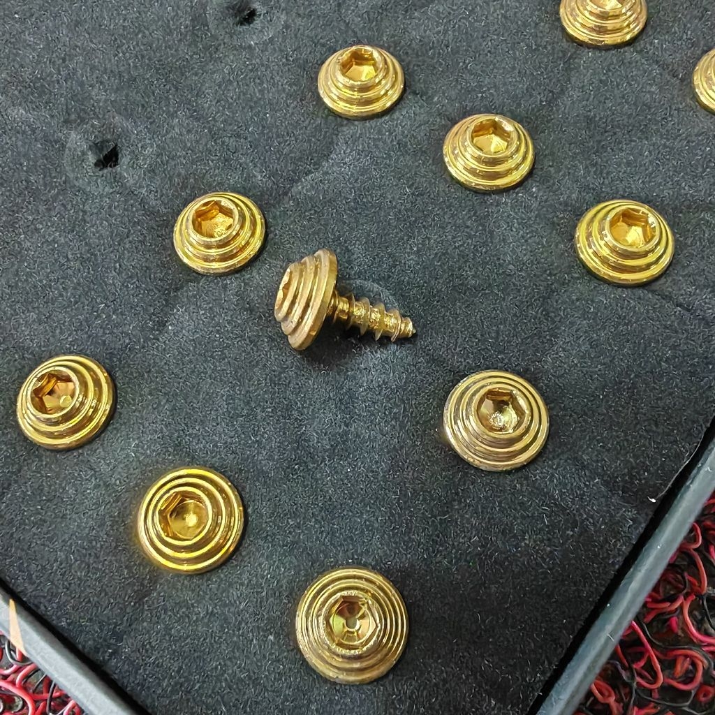 LC LC135 V1 FULL SET COVER SKRU 30PCS SCREW M5X15 MJL GOLD / CHROME ...