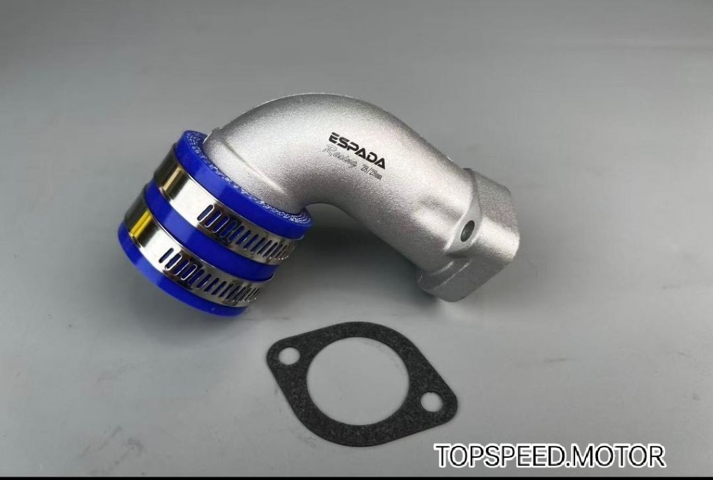 ESPADA 28MM PWK RACING INTAKE PIPE + HOLDER RUBBER SET (UNTUK MOTOR ...