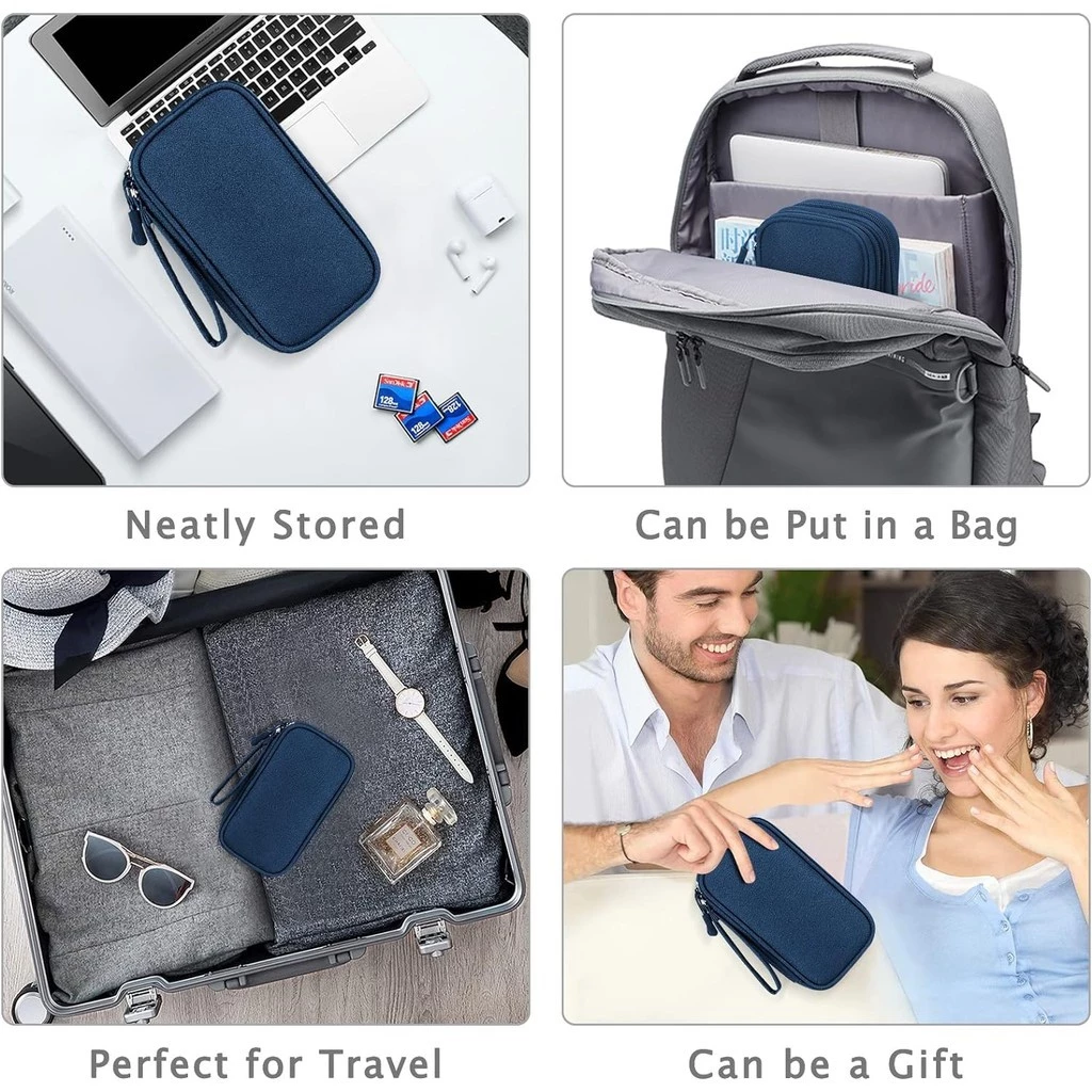 【COD】Double Layer Cable Bag Travel Digital Gadget Bag Cable Bag Travel ...