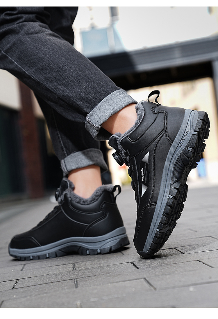 Waterproof Winter Snow Boots Men Winter Shoes Men Kasut Winter Lelaki ...